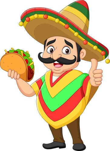 Chef cartoon with thumb up Royalty Free Vector Image