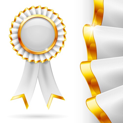 Red award badge Royalty Free Vector Image - VectorStock