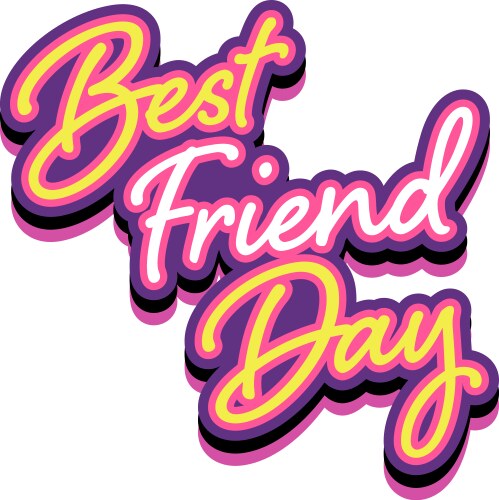Best Friend Logos Text Vector Images (over 450)