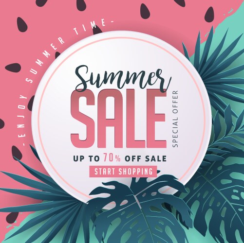 Summer 52 Royalty Free Vector Image - VectorStock