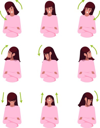Neck Exercises Vector Images (over 730)