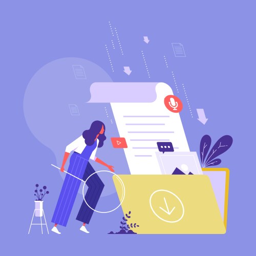 Cartoon File Folder Vector Images (over 4,600)