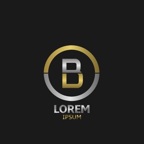 Letter b Royalty Free Vector Image - VectorStock