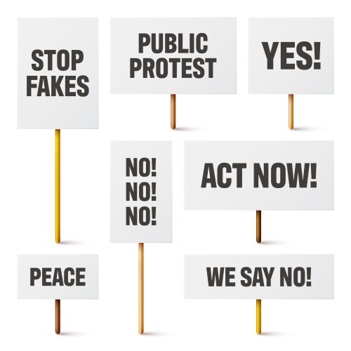 Blank road sign Royalty Free Vector Image - VectorStock