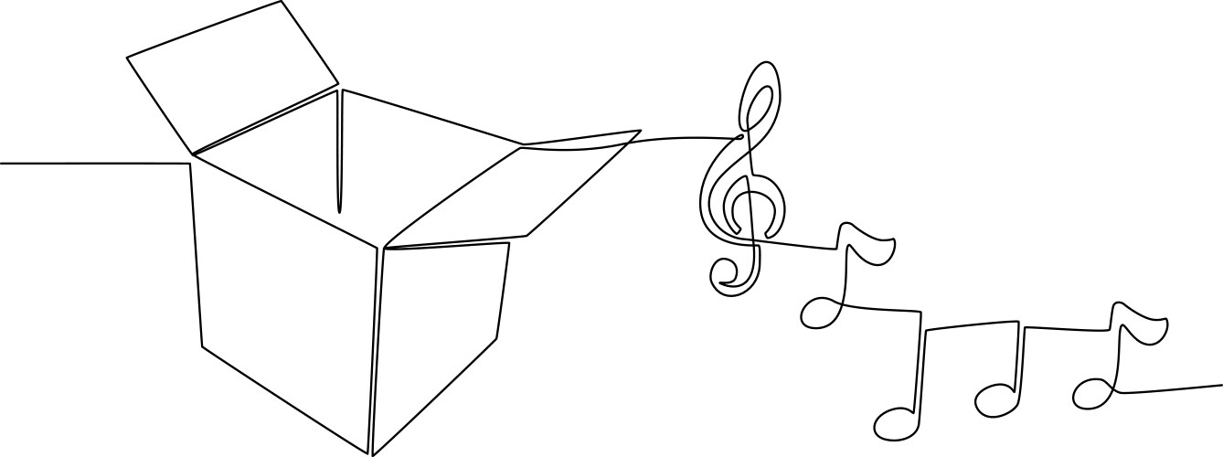 Continuous Line Drawing Music Vector Images (over 3,500)