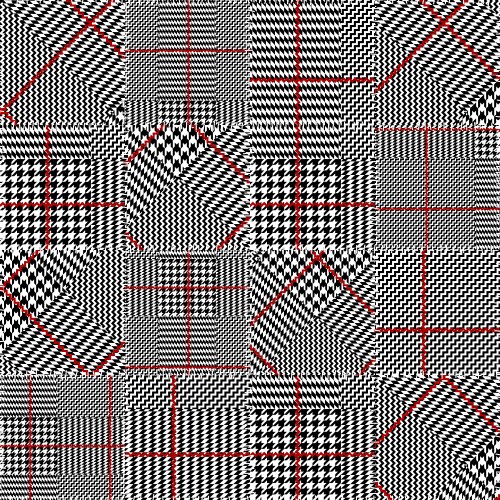 Glen check plaid pattern Royalty Free Vector Image