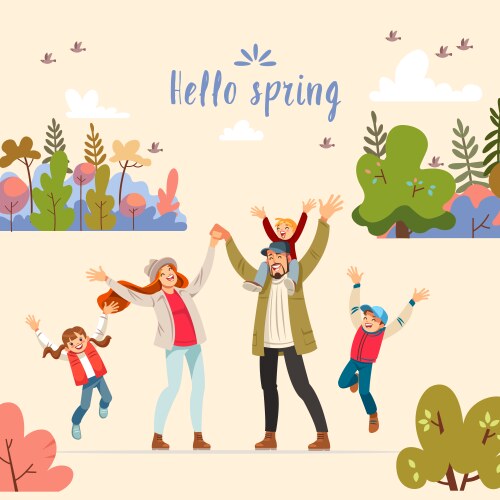 Spring Kids Vector Images (over 57,000)