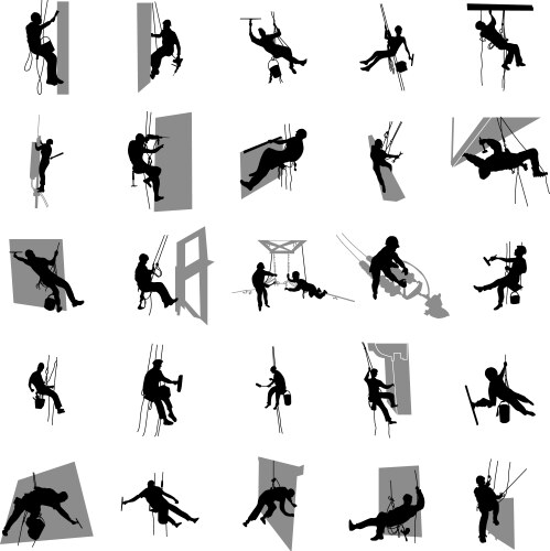 Safety Icons Working at Height Vector Images (over 380)