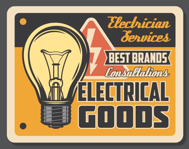 Electrical Poster Electrician Vector Images (over 360)