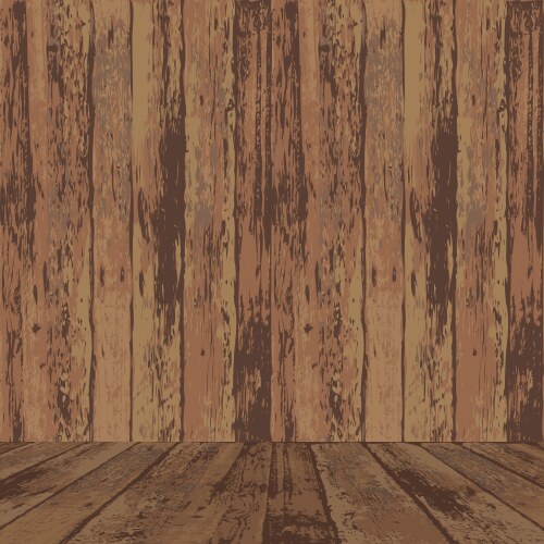 Rustic old timber wood wall floor Royalty Free Vector Image