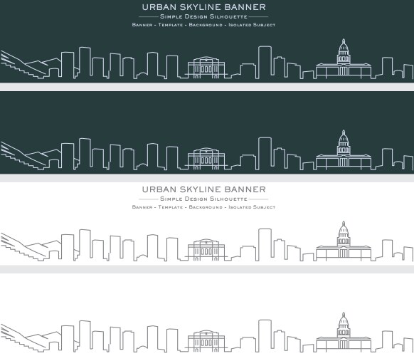 Denver Skyline Vector Images (over 240)