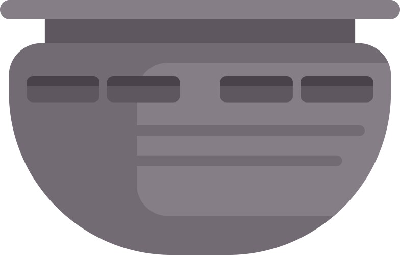 Smoke detector hanging on a ceiling detecting Vector Image