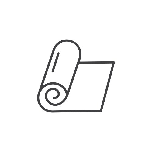 Yoga mat icon set roll carpet and exercise Vector Image