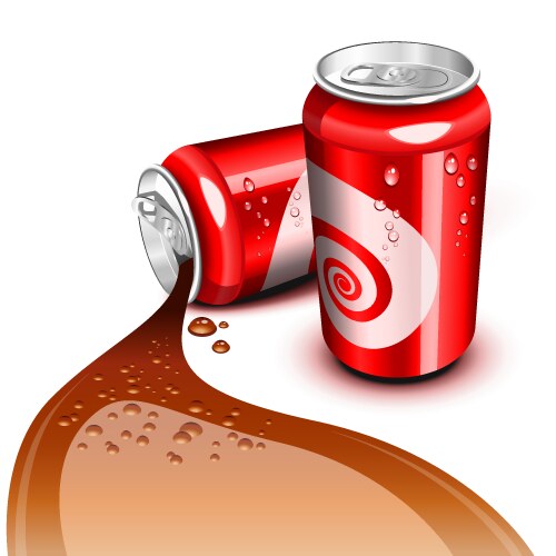 A can of cola Royalty Free Vector Image - VectorStock