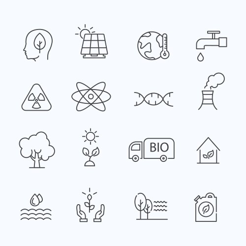 Environmental factors concept icon Royalty Free Vector Image