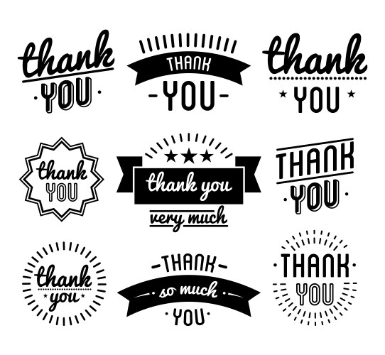 Thank You Symbol Vector Images (over 10,000)