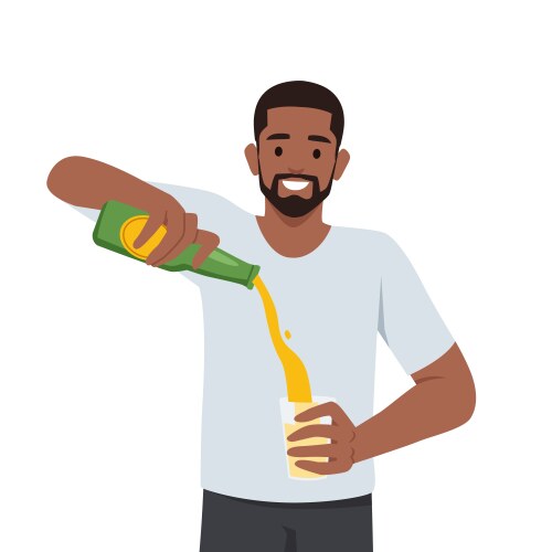 Man Holding Bottle Vector Images (over 3,500)