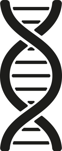 Dna strand icon cartoon Royalty Free Vector Image