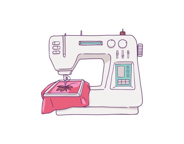 Embroidery Machine Vector Images (over 6,100)