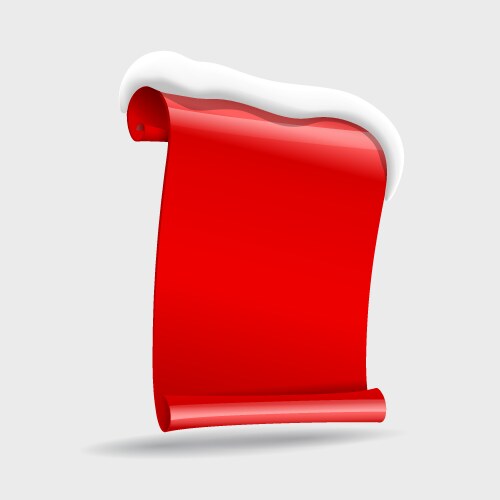 Shiny gloss red banner eps 10 Royalty Free Vector Image