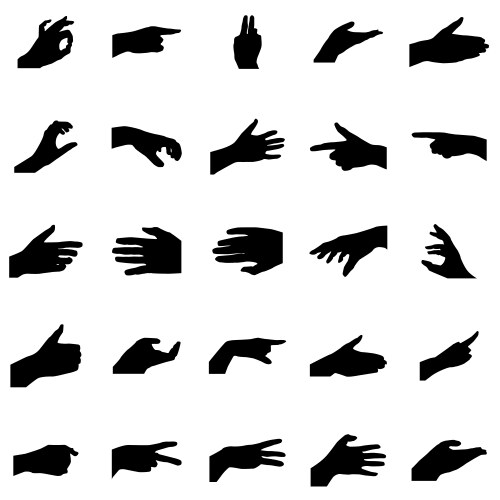 Silhouette Middle Finger Vector Images (over 510)
