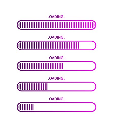 Download button icons Royalty Free Vector Image