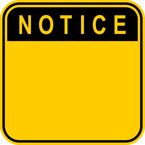 Sticker caution safety sign Royalty Free Vector Image