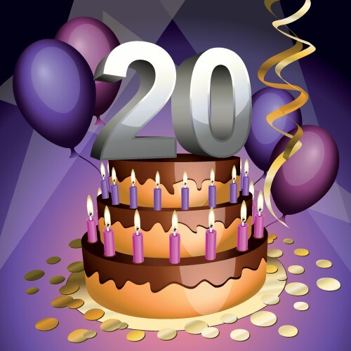20th Birthday Vector Images (over 5,900)