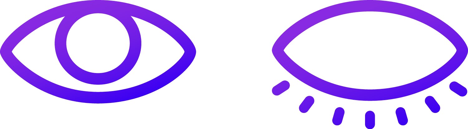 Web icon open the envelope purple gradient Vector Image