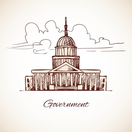 Building Government Sketch Vector Images (over 350)
