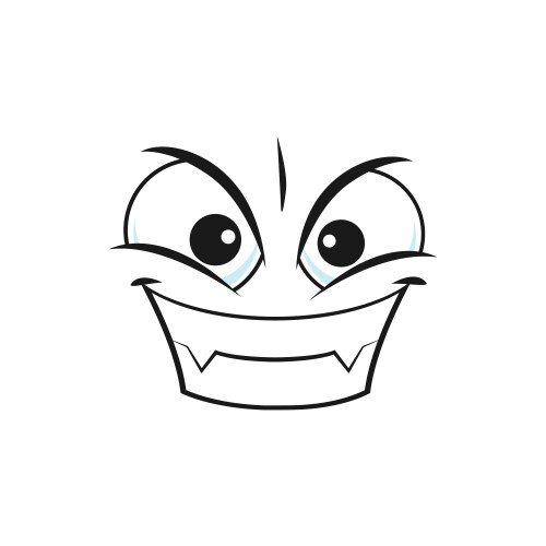 Evil Cartoon Face Mouth Vector Images (over 5,300)