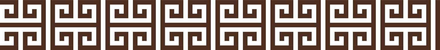 Greek key seamless border pattern decorative Vector Image