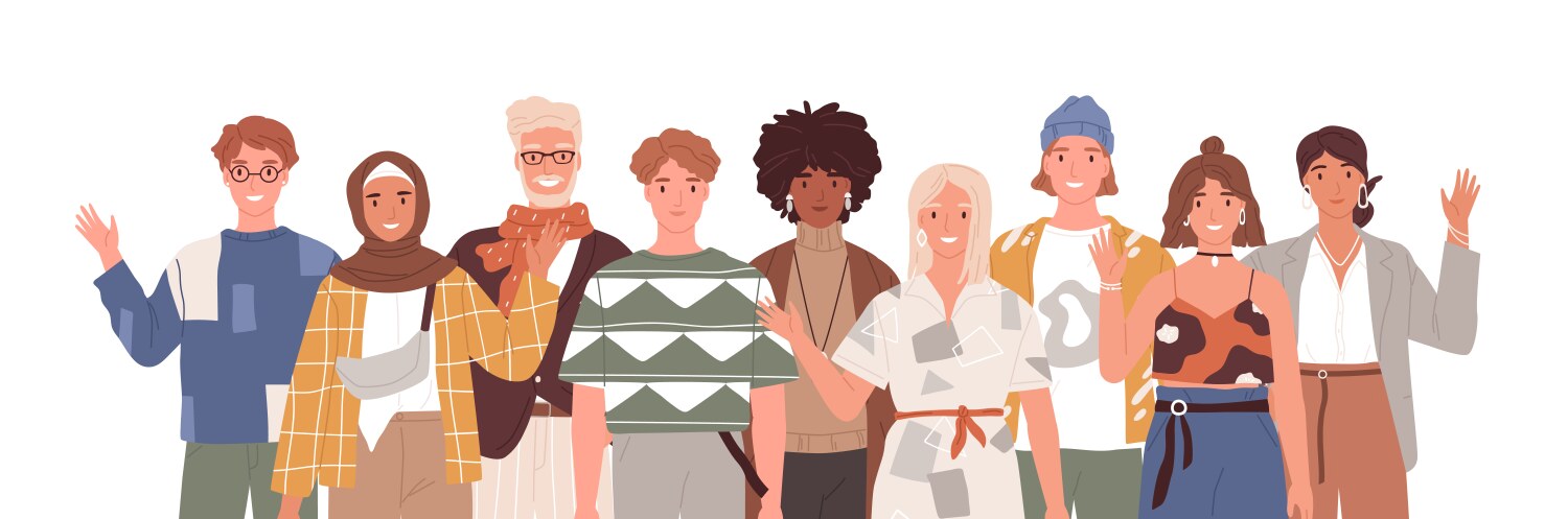 People Waving Vector Images (over 35,000)