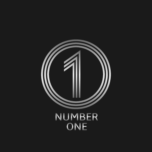 Number 61 logo Royalty Free Vector Image - VectorStock