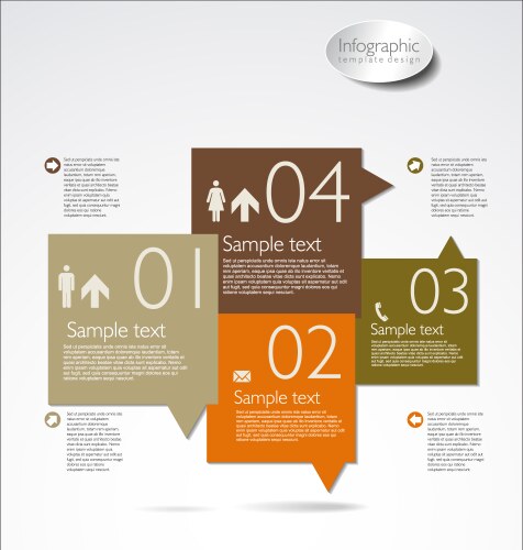 Modern design template graphic or website layout Vector Image