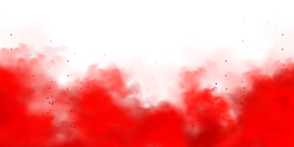 Light effect with red smoke bomb explosion 3d Vector Image