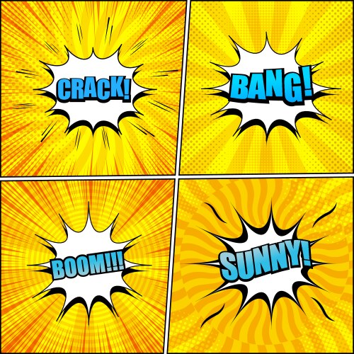 Comic Book Circle Vector Images (over 3,400)