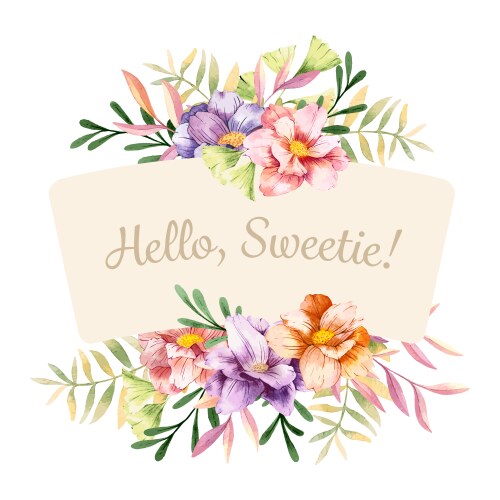 Spring Watercolor Frame Vector Images (over 30,000)