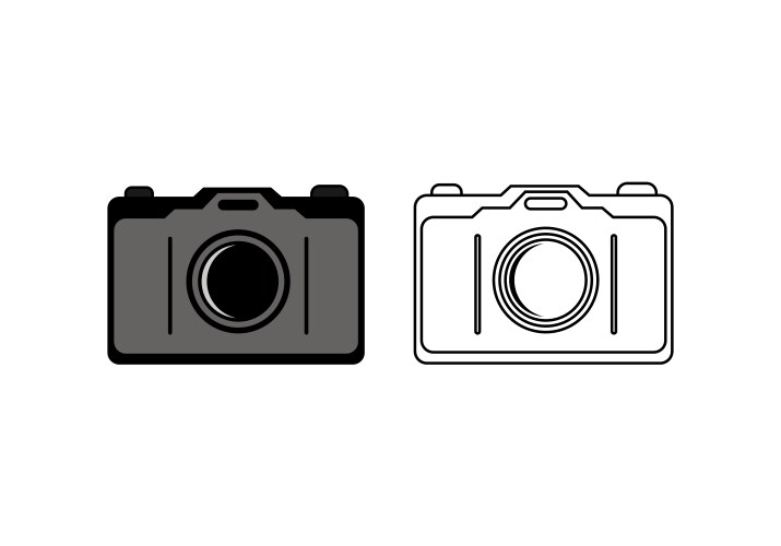 Digital camera design Royalty Free Vector Image