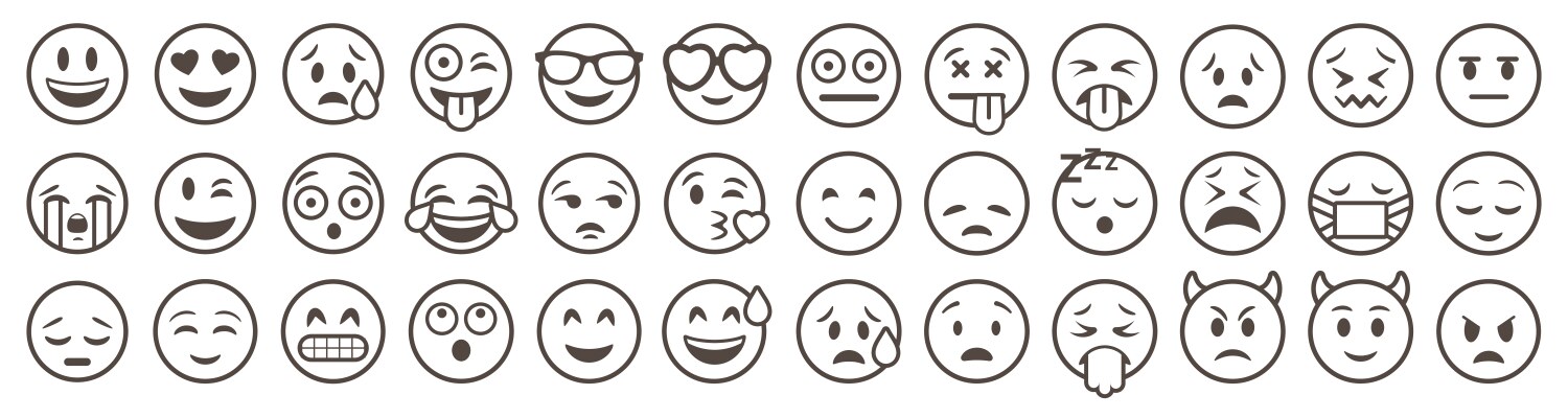 Smiley Face Outline Vector Images (over 5,800)