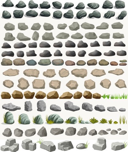 Cartoon Rock Texture Vector Images (over 6,800)