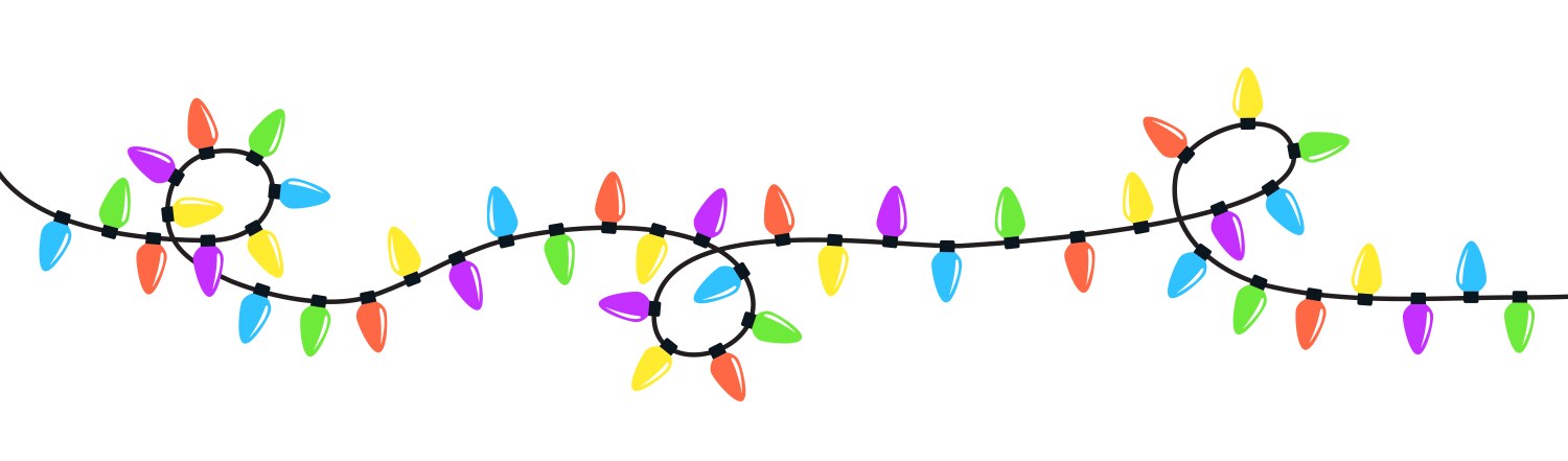 String of Christmas Lights Cartoon Vector Images (over 1,000)