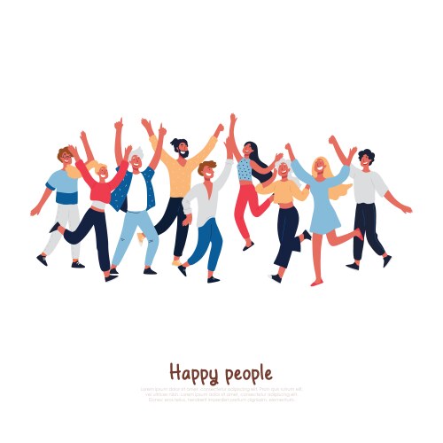 Happy Society Vector Images (over 23,000)