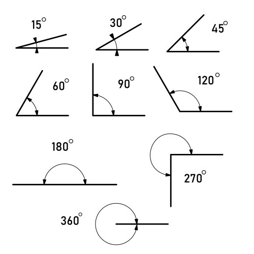 Angle Degrees Vector Images (over 13,000)
