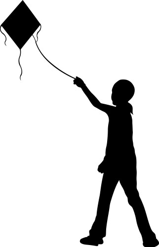 Kite Black and White Vector Images (over 8,900)