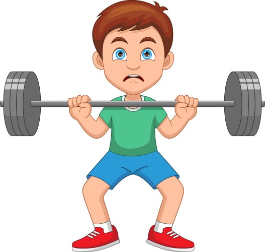 Weight Lifting Cartoon Vector Images (over 5,600)