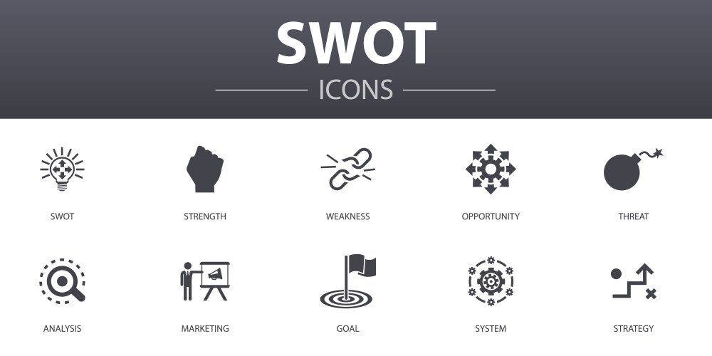 Swot Analysis Icon Vector Images (over 1,400)