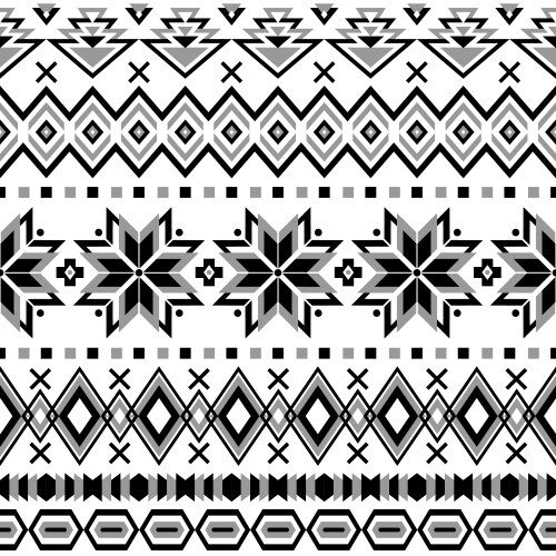 Tribal seamless pattern Royalty Free Vector Image