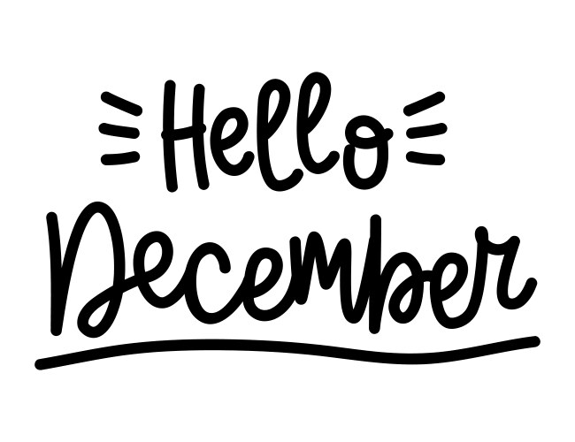Hello December Vector Images (over 2,300)