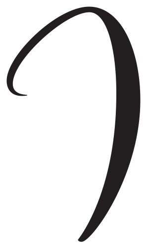 Cursive Font Letter I Vector Images (over 230)